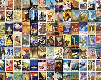 World Travel Art Prints Watercolor Travel Gallery Set City - Etsy