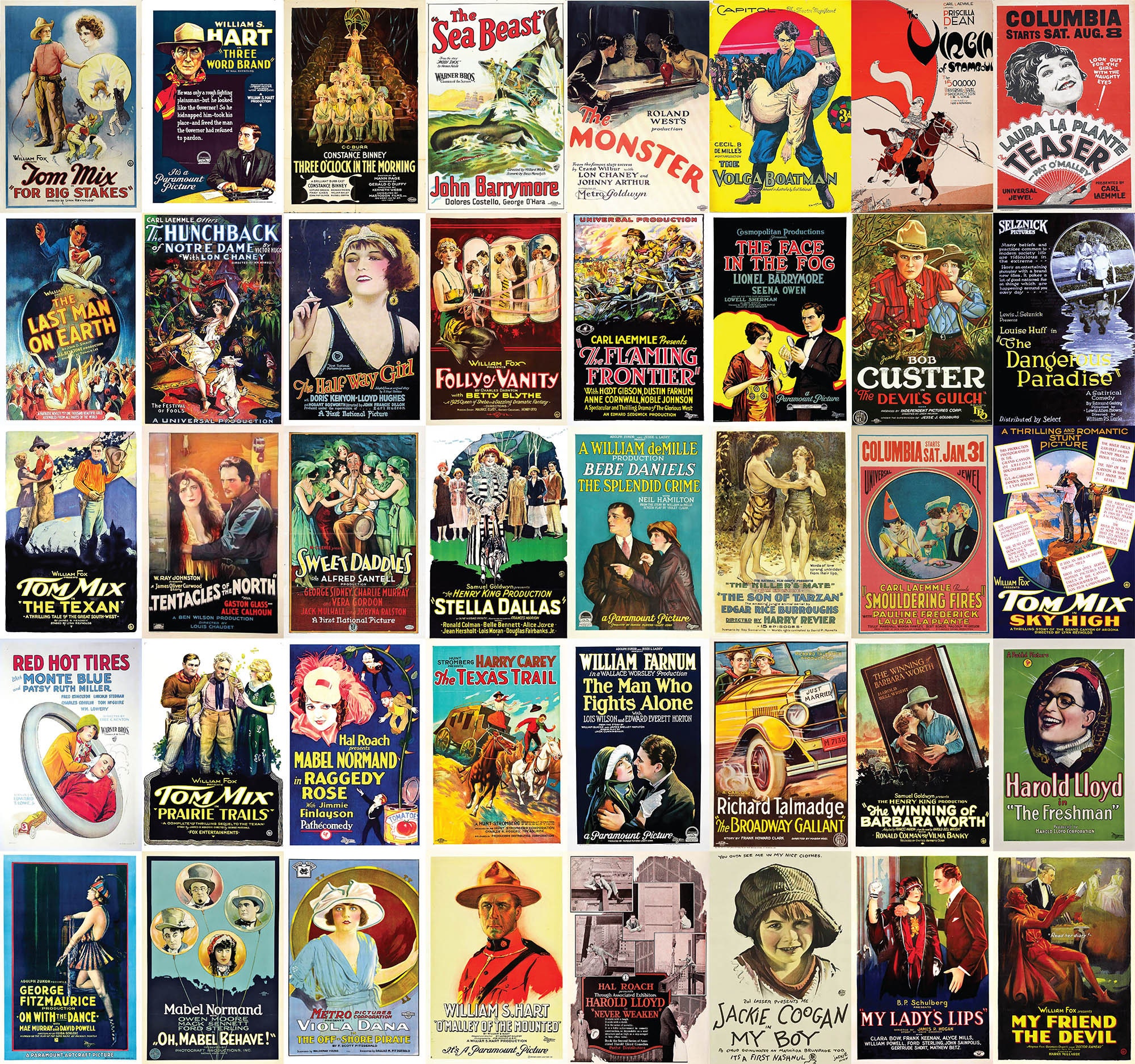 160pcs COLLAGE KIT 4"x6" 1920s Movies Films Cinema Printable Wall Art ...