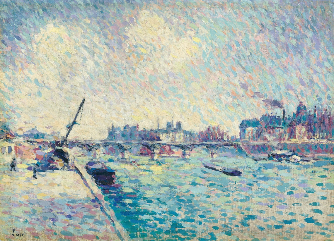 25 Beautiful Neo Impressionist Paintings Maximilien Luce | Image Bundle ...