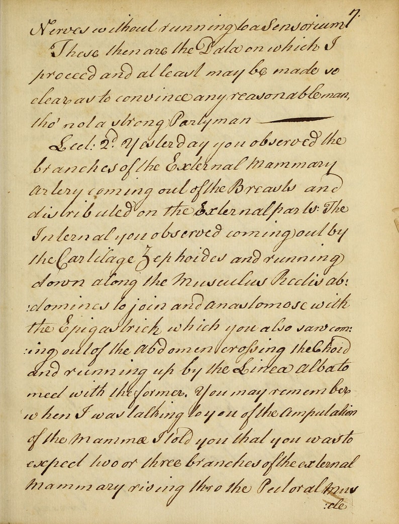 80 Old Handwritten Medical Lecture Pages Manuscript Cursive Script ...