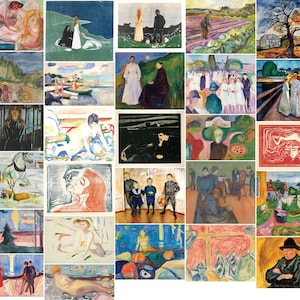 27 Edvard Munch Expressionist Paintings Artworks | HQ Image Bundle ...