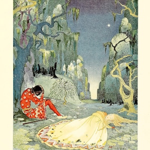 8 Old French Fairy Tale Illustrations | HQ Image Bundle Printable Wall ...