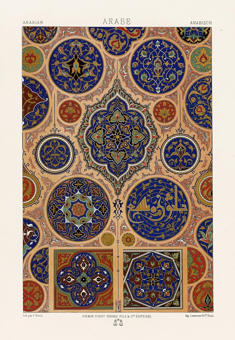 50 Ornamental Designs & Patterns L'ornament Polychrome - Etsy