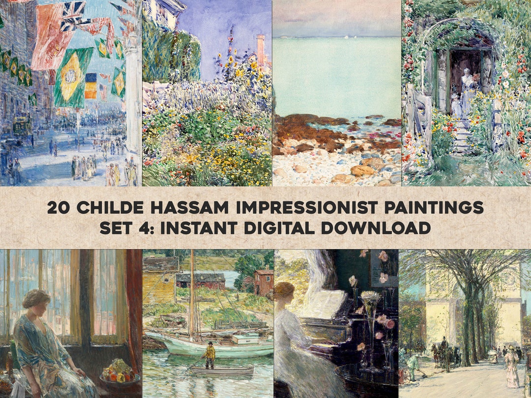 20 Beautiful Impressionist Paintings by Childe Hassam | HQ Image Bundle ...