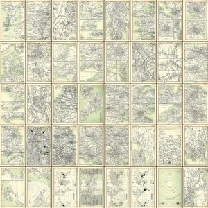 40 Cool Vintage City & Info Maps Handy World Atlas | HQ Image/printable ...