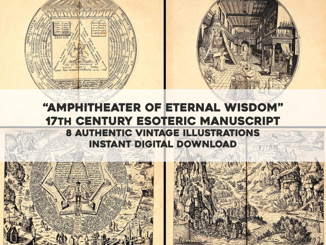 8 Amazing Esoteric Images | HQ Vintage Image Bundle Resource | Instant ...