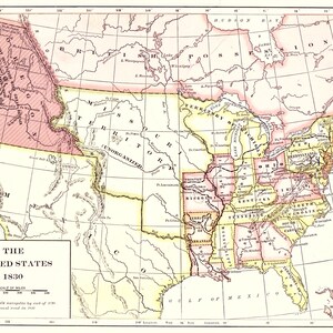 37 Vintage USA & State Maps From 1920s American History Atlas | Image ...