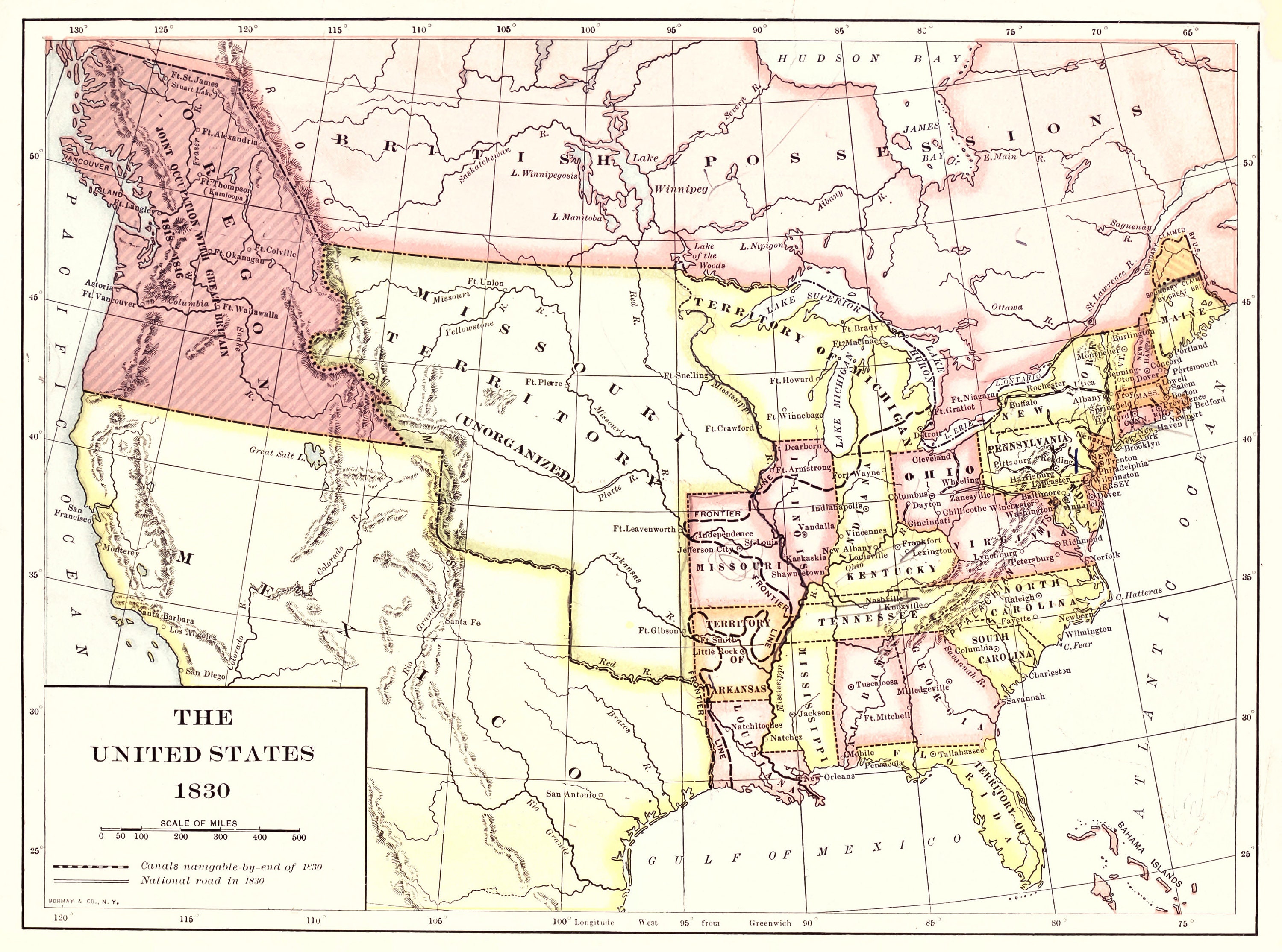37 Vintage USA & State Maps From 1920s American History Atlas | Image ...