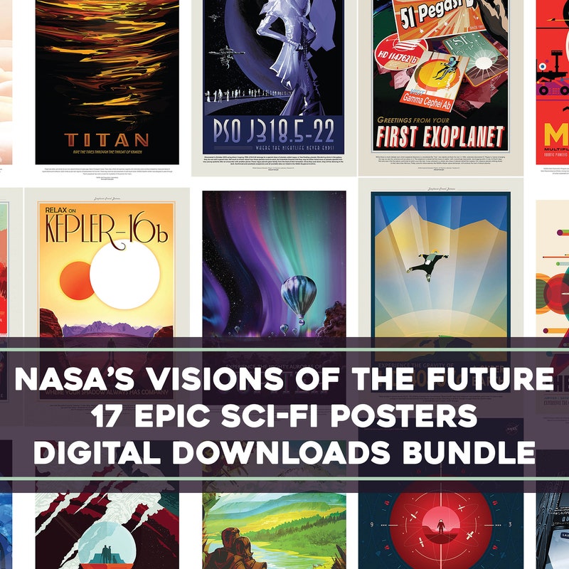 Sci Fi Space Ship Poster - Etsy
