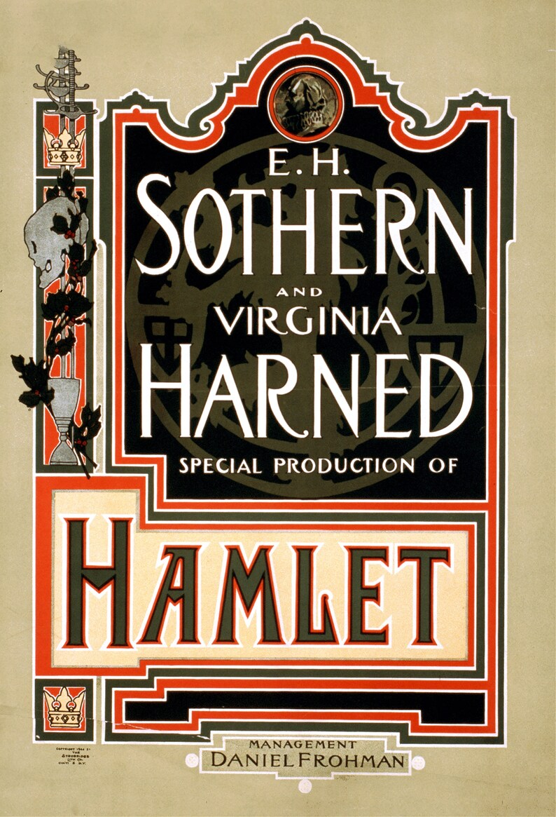 51 Old Theater Play Production Lithographs Image Bundle Printable Wall ...