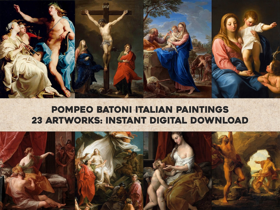 23 Beautiful Pompeo Batoni Paintings Biblical Renaissance| HQ Image ...