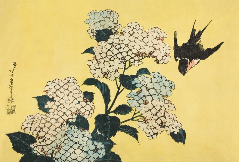 Katsushika Hokusai Japanese Paintings & Woodblock Prints - Etsy