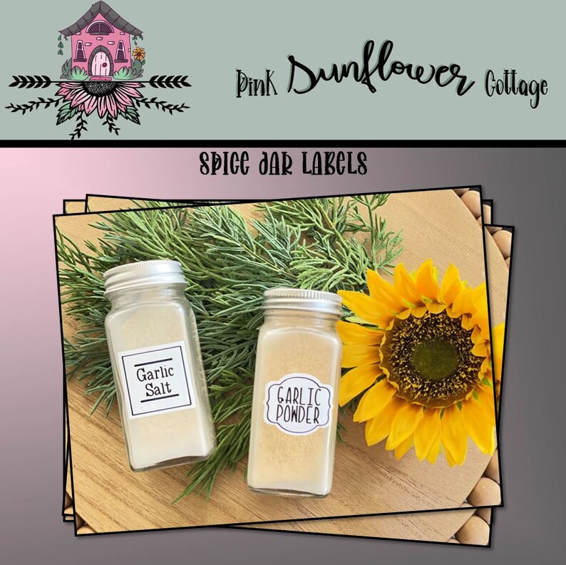 Custom Spice Jar Labels - Etsy