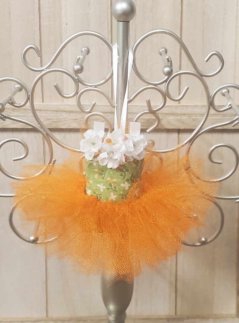 Dance Ballet Ornament Handmade Christmas Tree Shelf Sitter Green ...