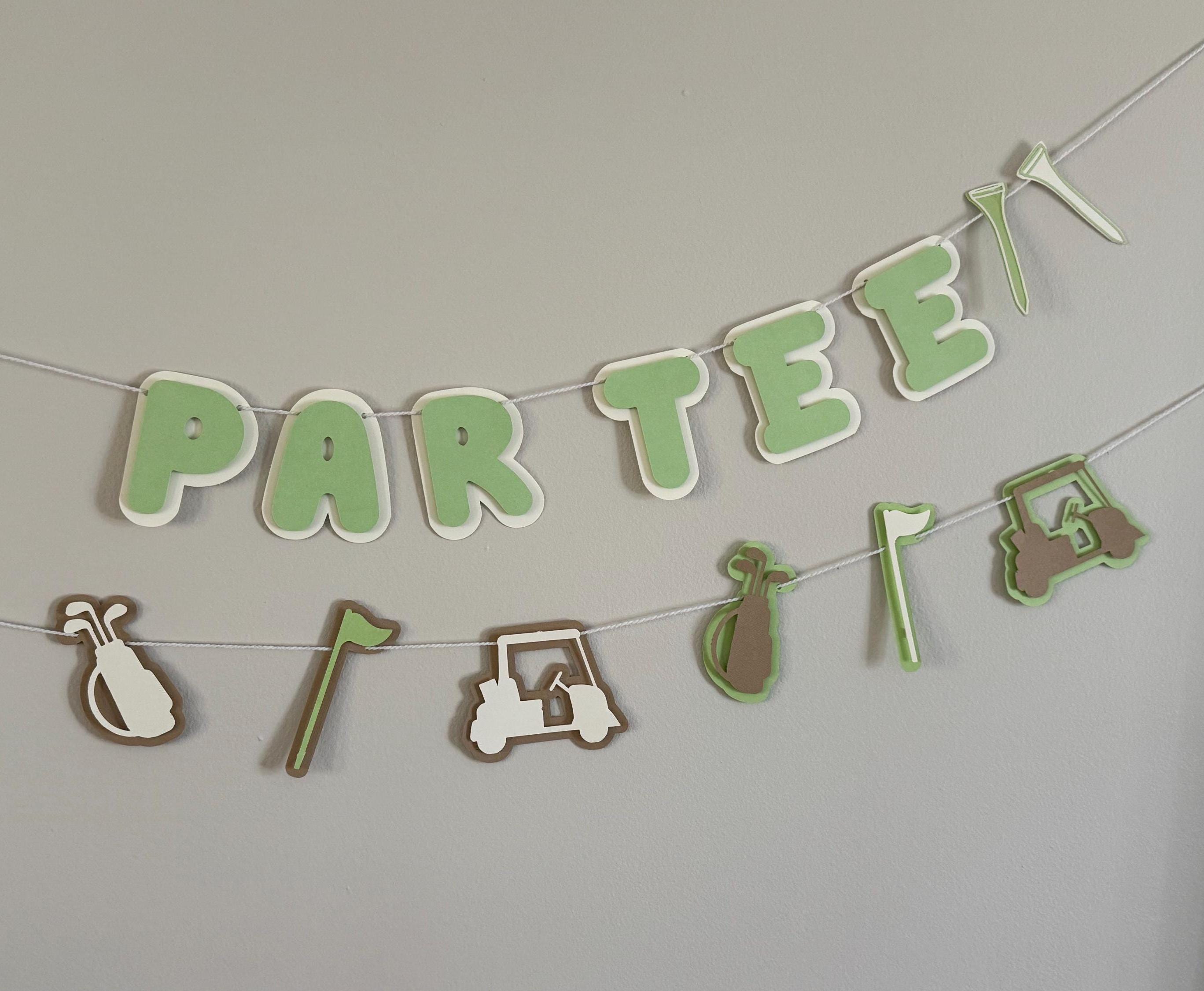 Let's Part-tee Banner, Golf Party Banner, Golf Party Backdrop, Golf ...