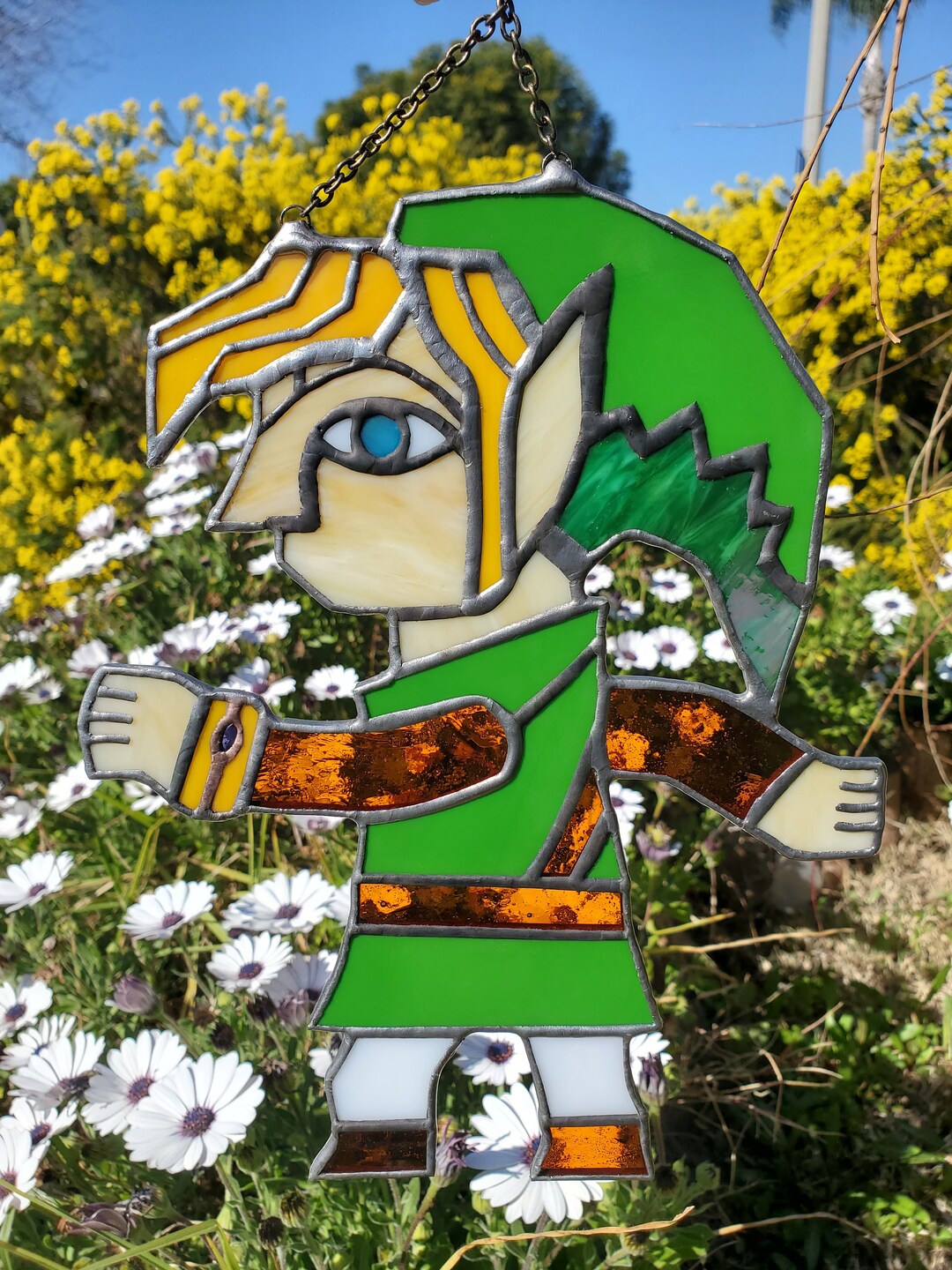 Zelda Stainedglass Suncatcher (ALBW Link) - Etsy