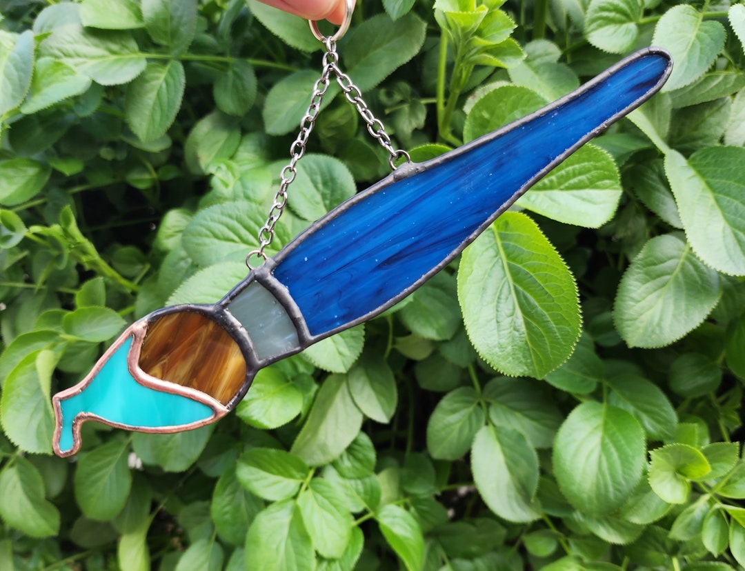 Stained Glass Paint Brush Suncatcher - Etsy