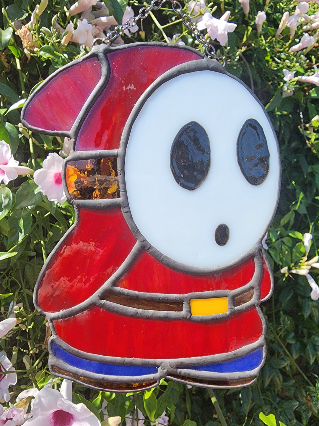 Stained Glass Suncatcher (shy Guy) - Etsy