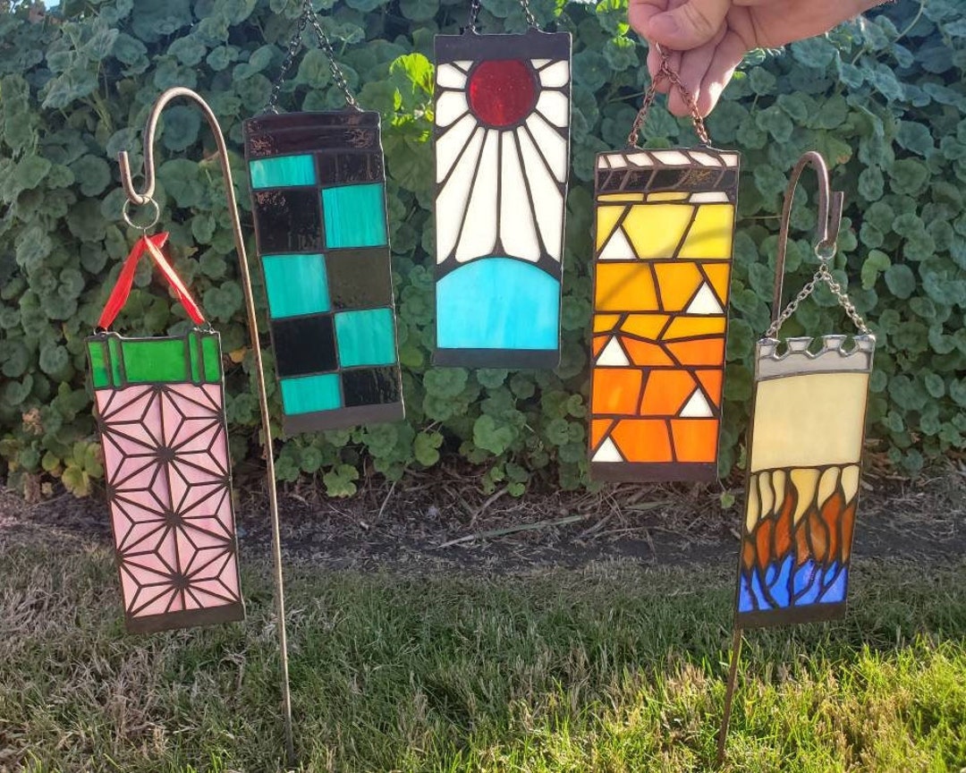 Anime Stained Glass Suncatcher - Etsy