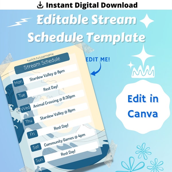 Twitch Subathon Template - Etsy