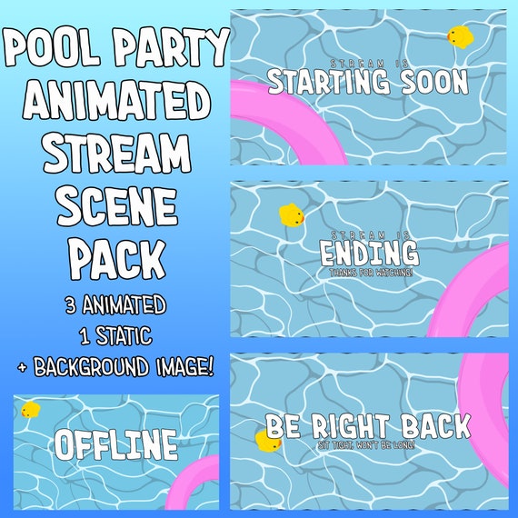 Pool Party Login Screen