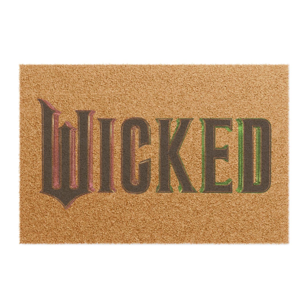 Musical Movie Wicked Doormat, Broadway Musical Theater Entry Mat ...
