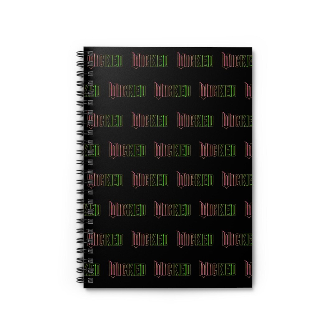 Musical Movie Wicked Spiral Notebook Ruled Line, Journal, Diary, Gift ...