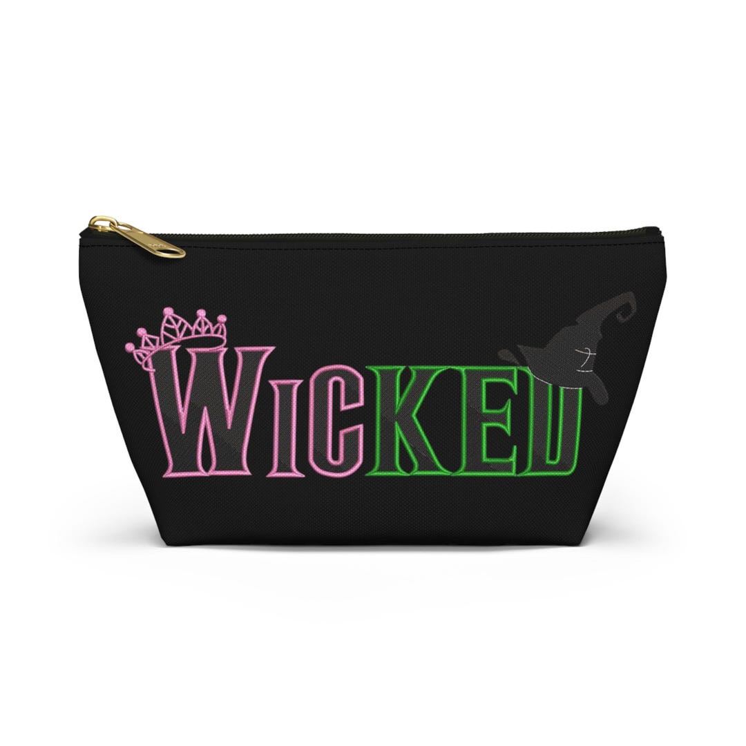 Wicked Movie Accessory Pouch, Musical Theatre Makeup Bag, Broadway Fan ...