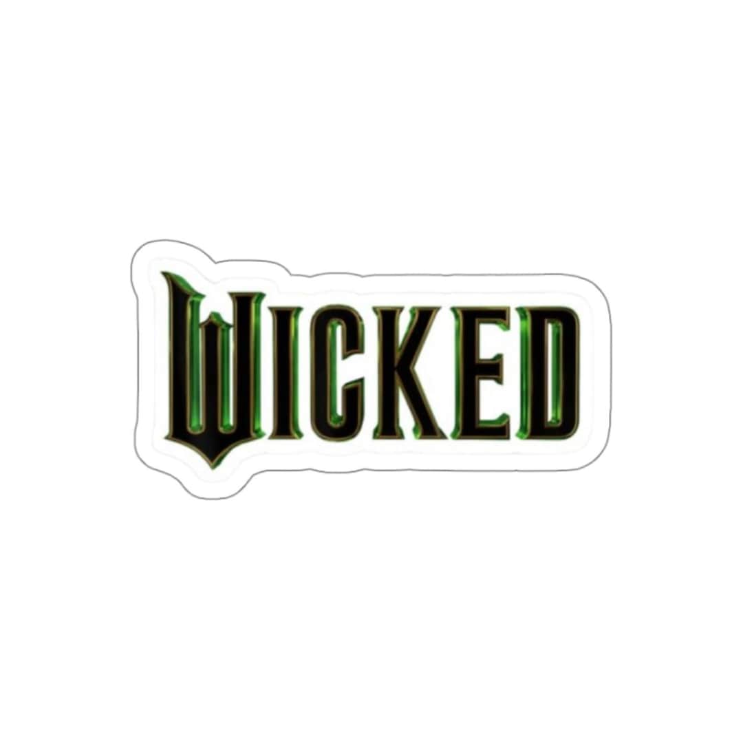 Wicked Sticker, Movie Sticker, Movie Musical Sticker, Fun Sticker, Gift ...