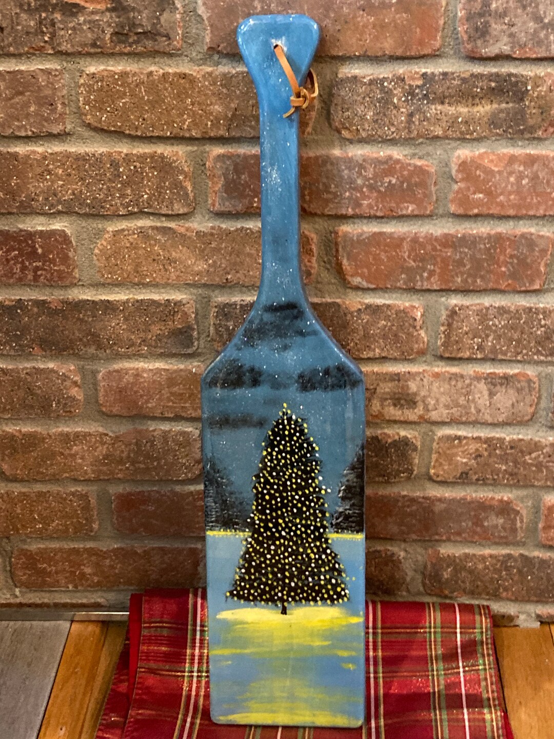 Christmas Tree With Lights Paddle - Etsy
