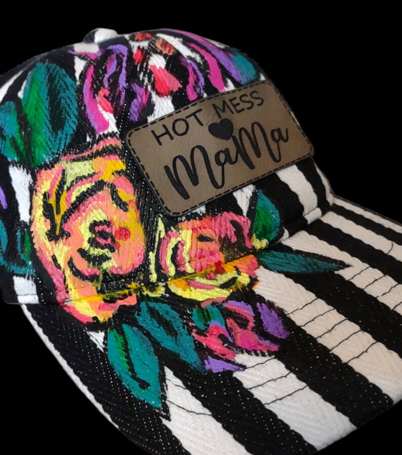 Hot Mess Mom Baseball Cap - Etsy