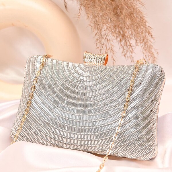 Silver Purse - Etsy
