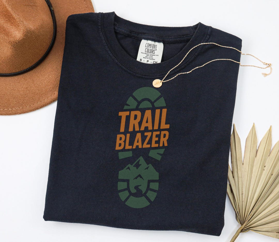 Comfort Colors Trailblazer T-shirt, Hiking Adventure Tee, Outdoor ...