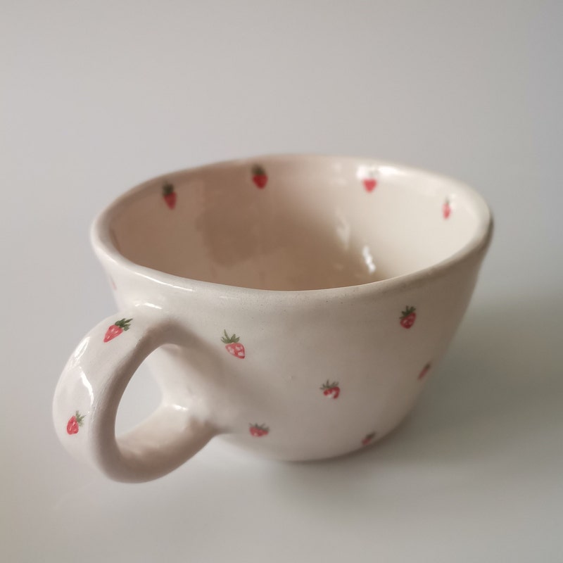 Strawberry Mugs - Etsy