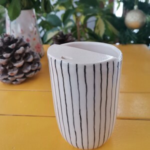 Handmade Ceramic To-go Cup | Eco-friendly Travel Mug | Unique Pottery ...