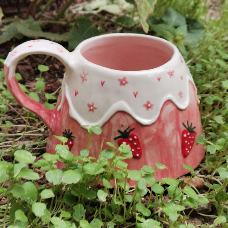 Strawberry Cup - Etsy
