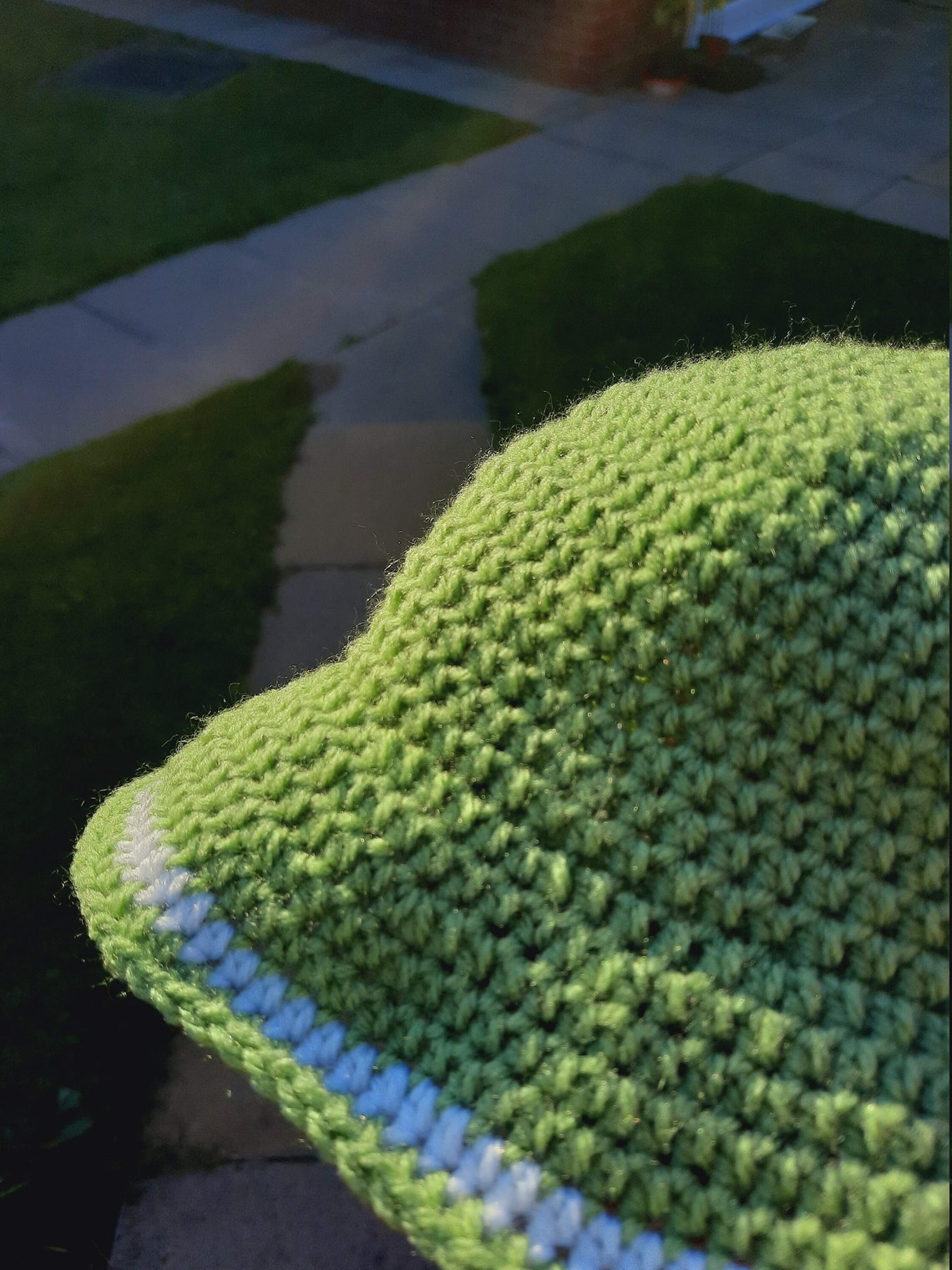 Handmade Crochet Sage Green Bucket Hat - Etsy
