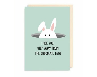 Rude Easter Card | Etsy