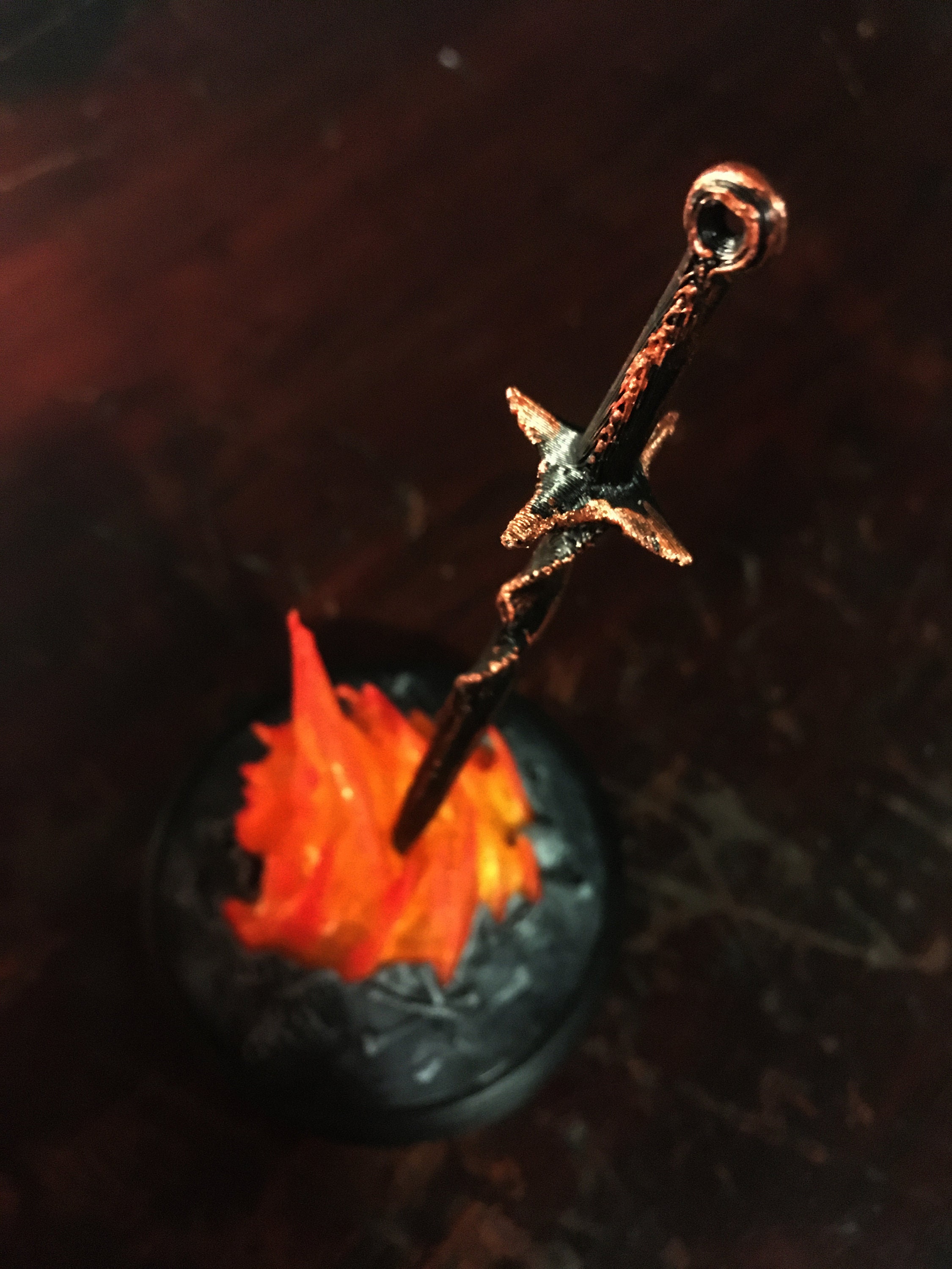 Dark Souls Bonfire, Light up Desk Prop - Etsy