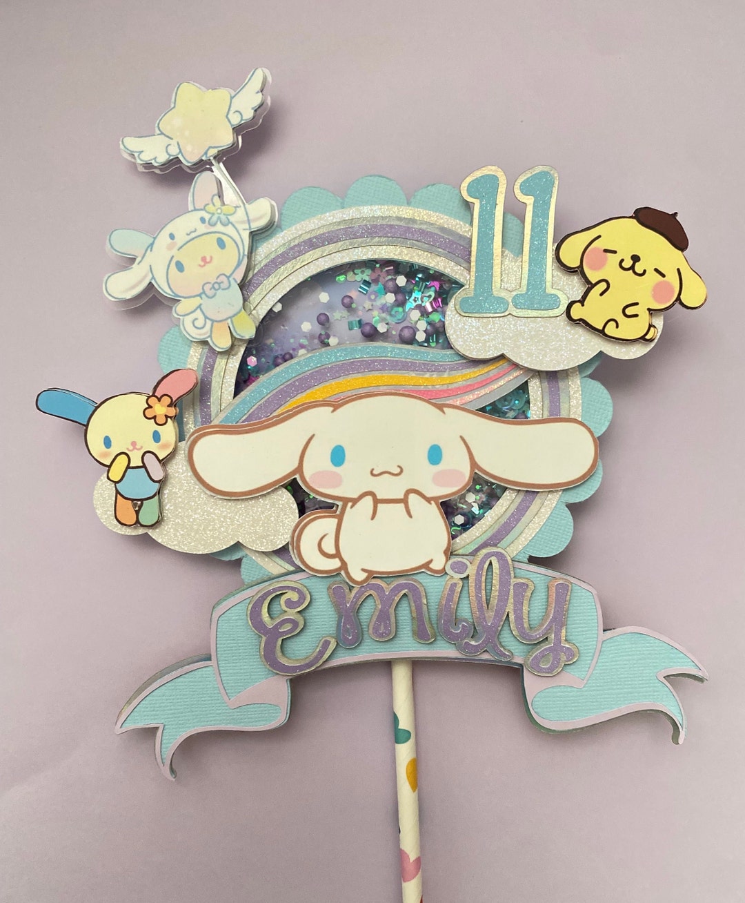 Cinnamoroll Theme Cake Topper - Etsy Australia