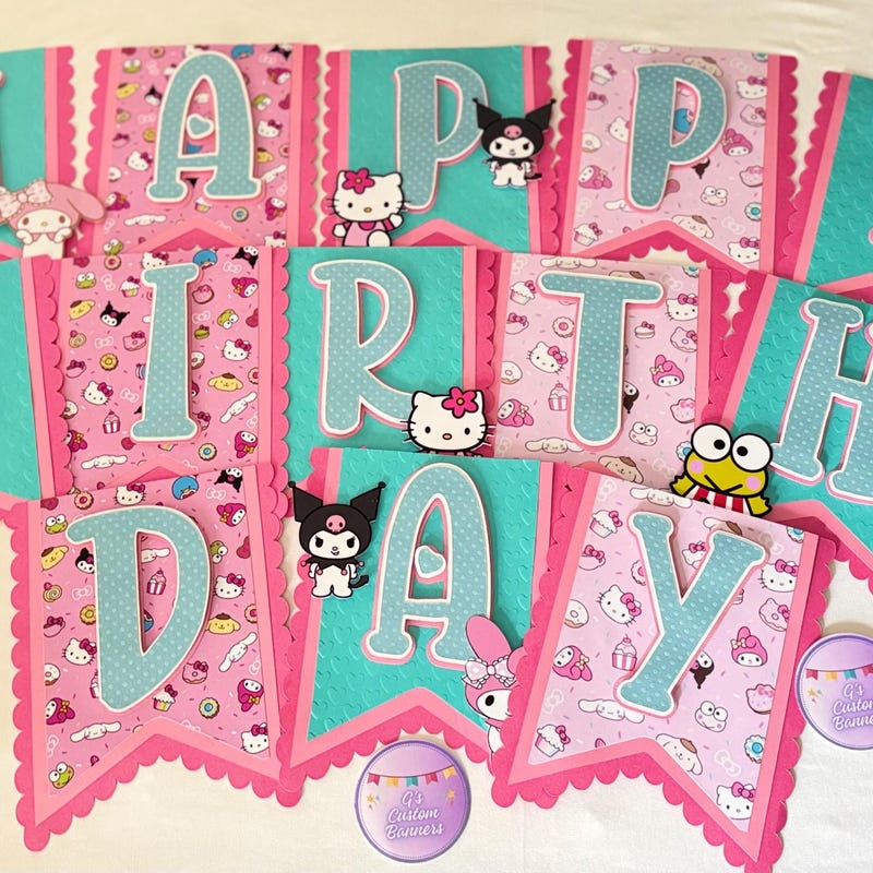 Hello Kittys Banner - Etsy