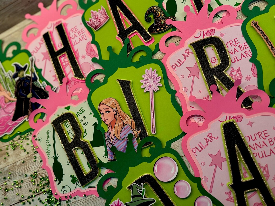 Wicked Banner, Wicked Birthday Party Banner, Wicked Theme Decorations ...