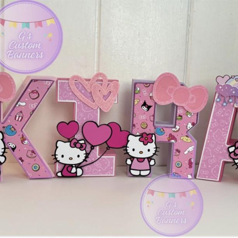 Hello Kittys Banner - Etsy