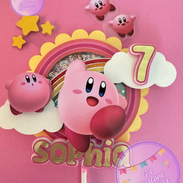 Kirby Topper Svg - Etsy