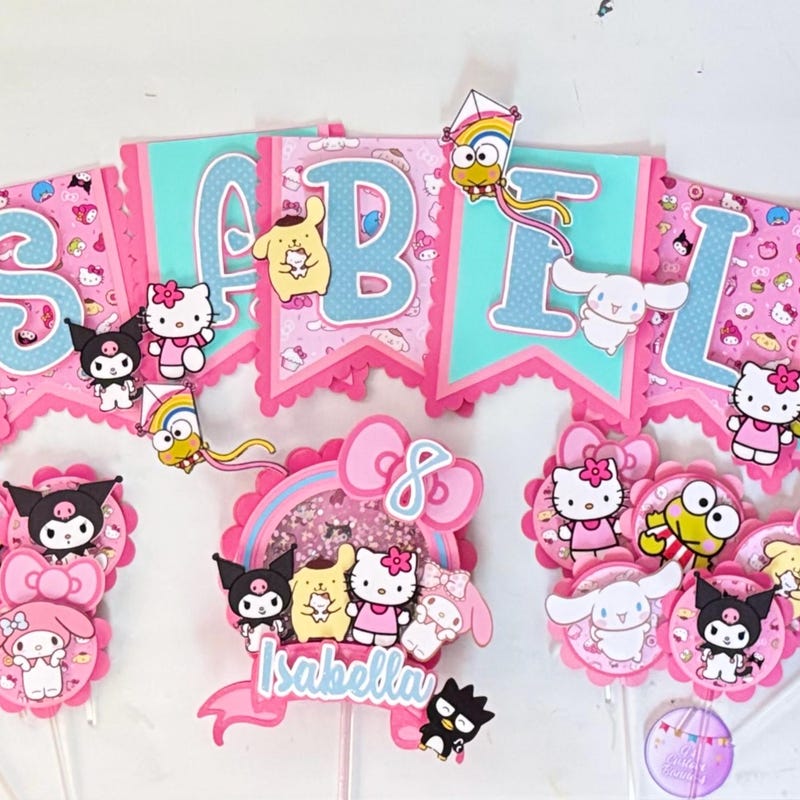 Hello Kittys Banner - Etsy