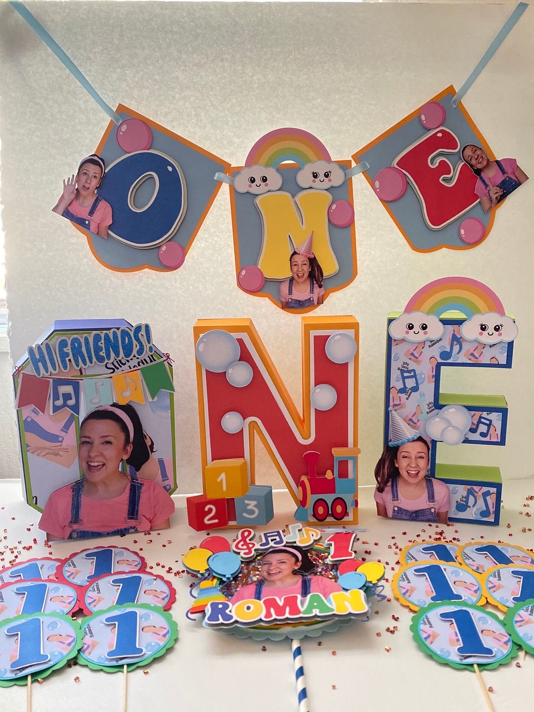 Ms. Rachel Birthday Bundle Primary Colors/ms.rachel Decorations ...