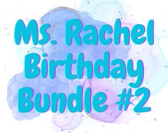 MS RACHEL BIRTHDAY Party Bundle Birthday Banner Birthday - Etsy