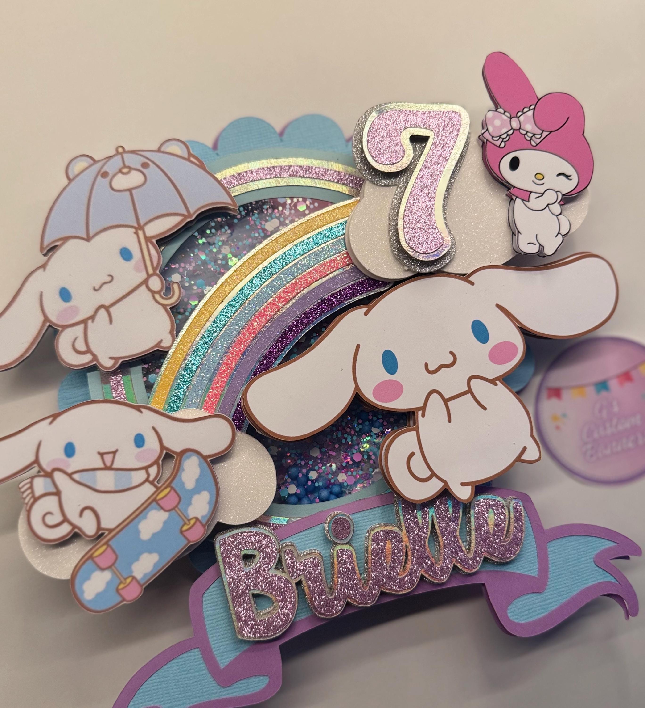 Cinnamoroll Theme Cake Topper - Etsy Australia