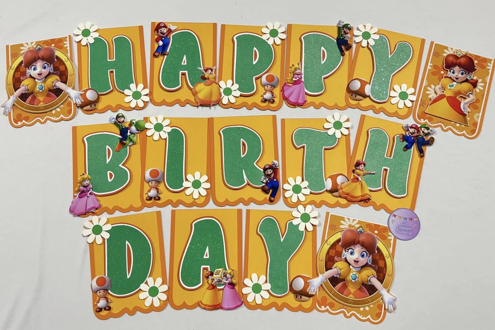 Princess Daisy Cake Topper - Etsy