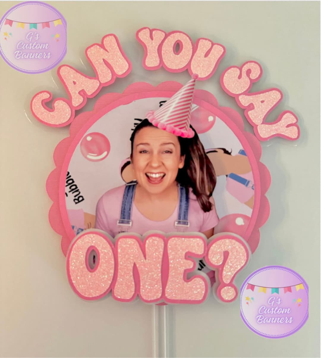 Ms. Rachel Smash Cake Topper/ms.rachel Decorations / Centerpiece/ Ms ...